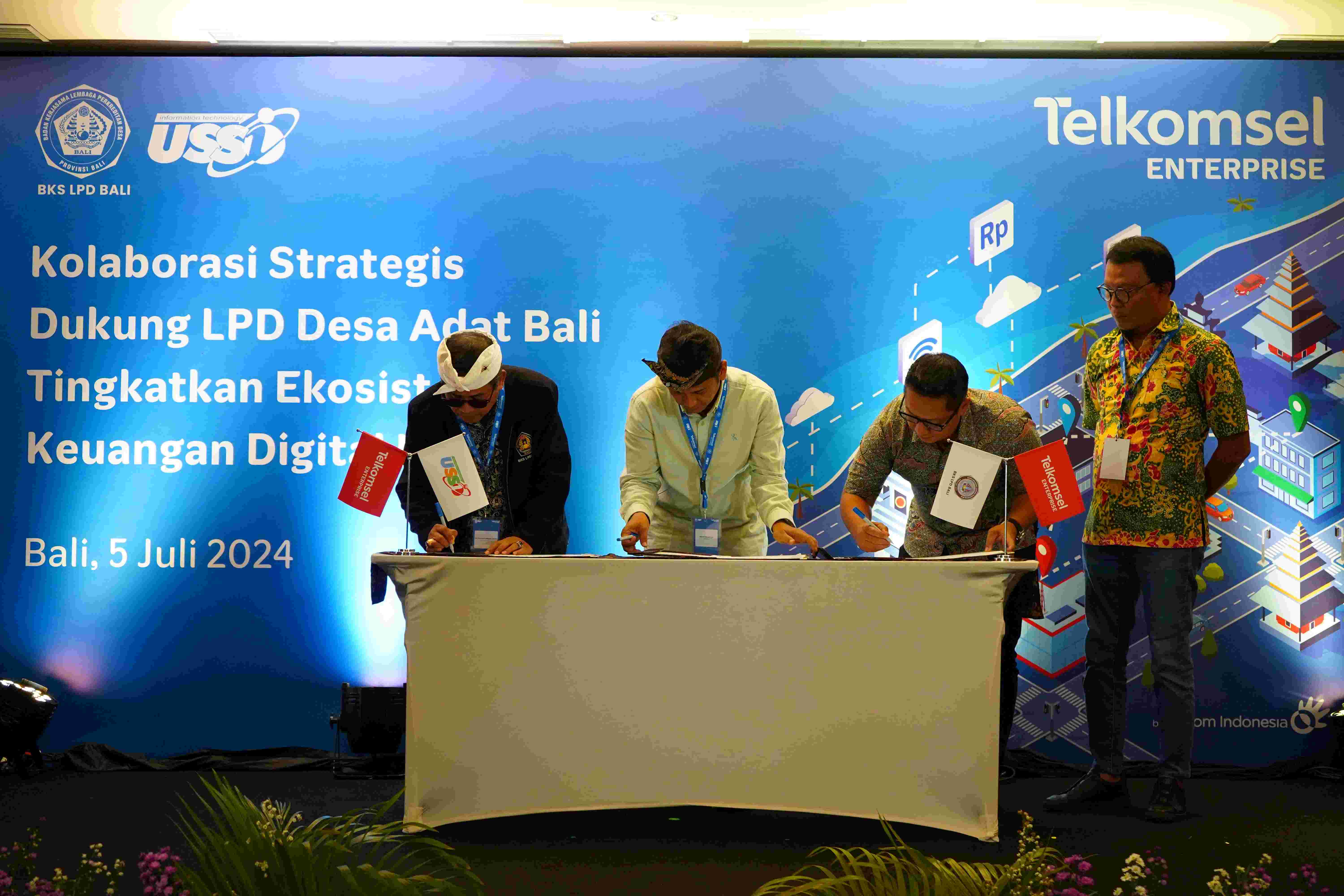Telkomsel, PT USSI, dan LPD Bali Perkuat Ekosistem dan Inklusi Keuangan dengan Solusi Digital ...